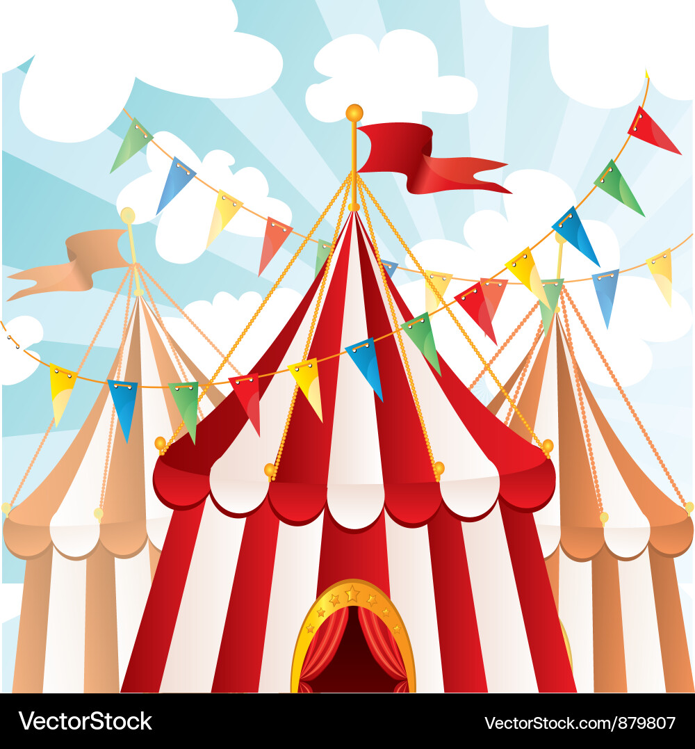 Circus background Royalty Free Vector Image - VectorStock
