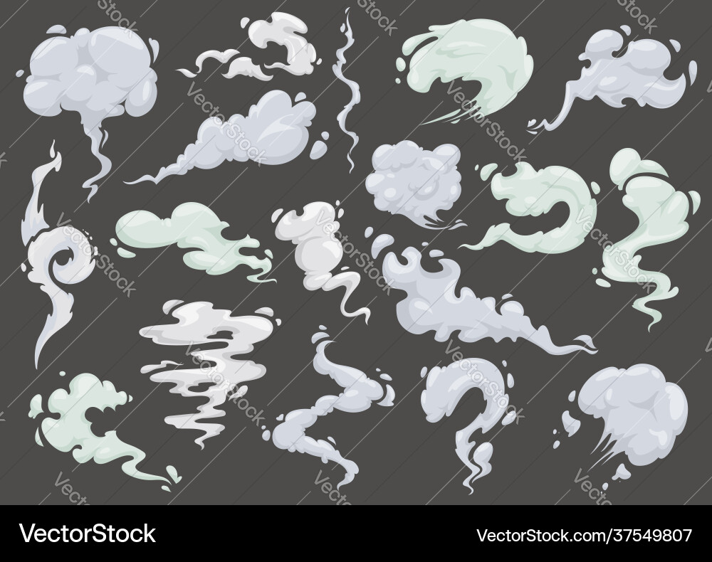 Smoke and Vapor Cloud Effects Royalty Free Vector Image