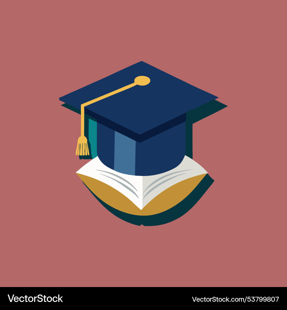 Traditional academic logo Royalty Free Vector Image