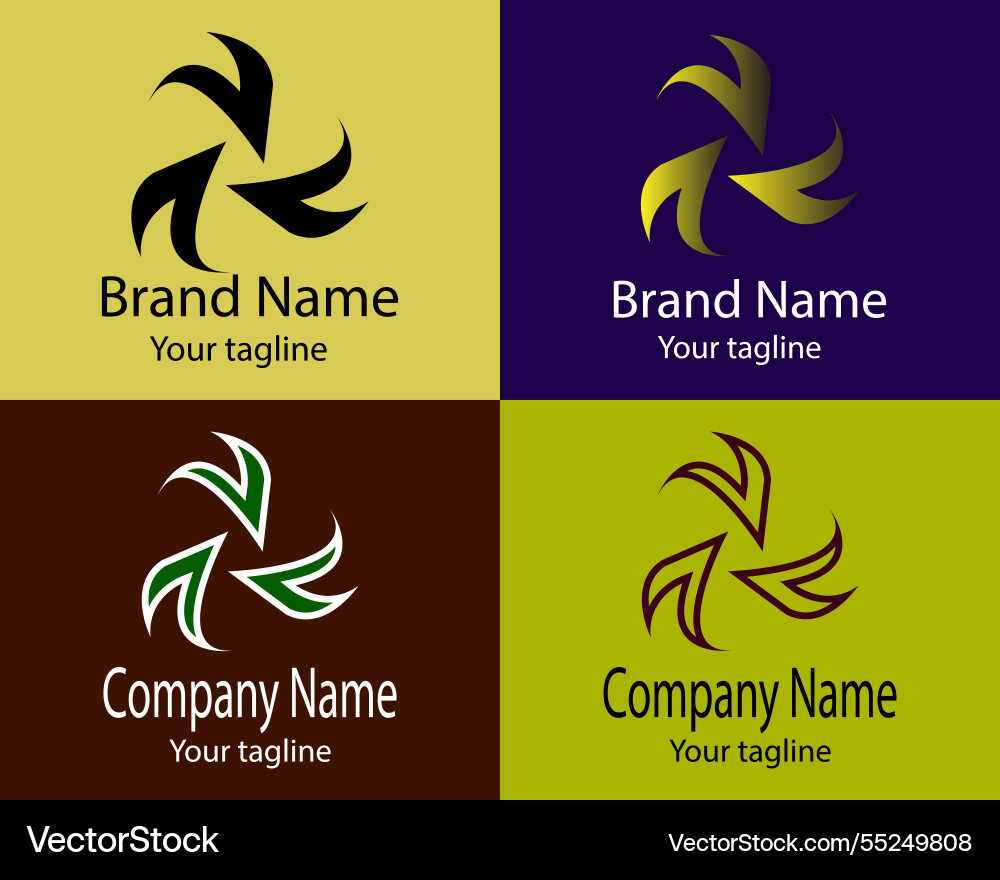 Awesome logo design Royalty Free Vector Image - VectorStock