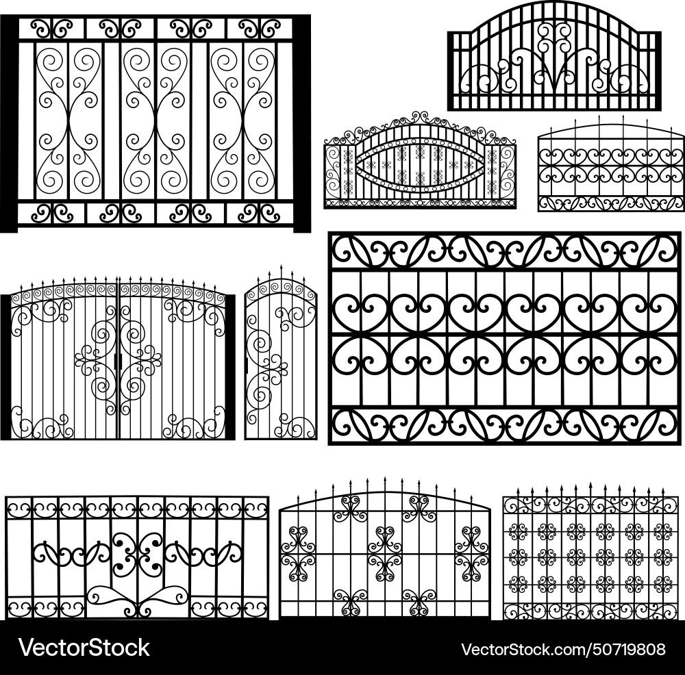 Fences Royalty Free Vector Image - VectorStock