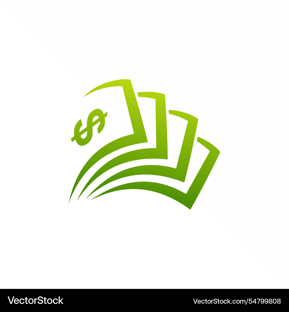 Money logo designs template finance Royalty Free Vector