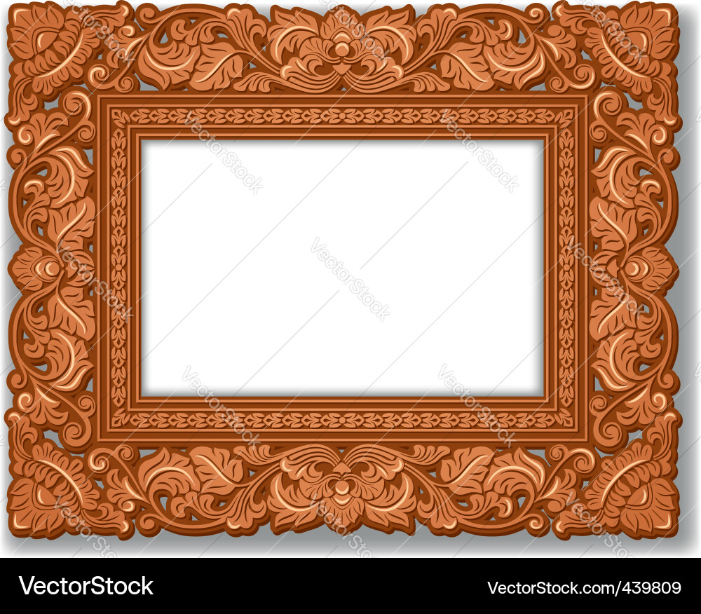 Picture frame Royalty Free Vector Image - VectorStock