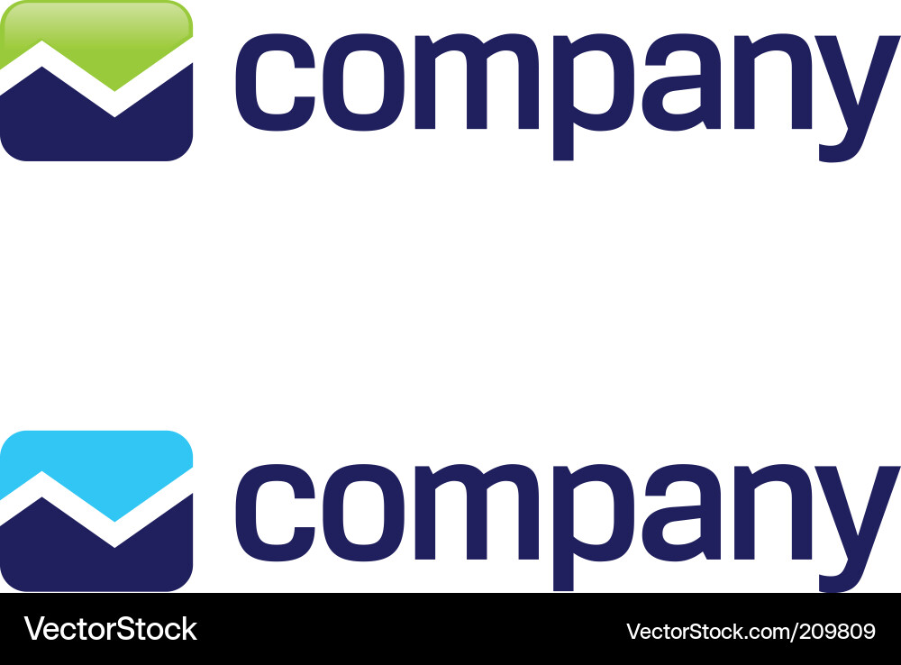 Stock market arrow logo Royalty Free Vector Image