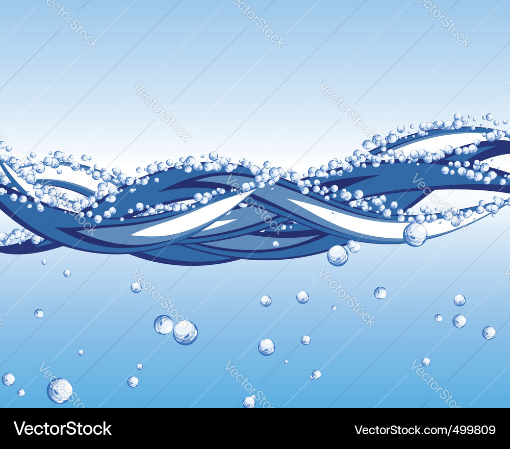 Water background Royalty Free Vector Image - VectorStock