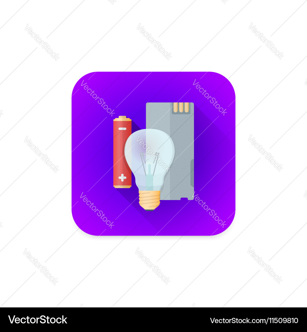 Electronic recycle waste icon Royalty Free Vector Image