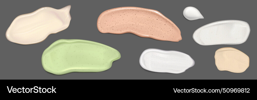 Colorful scrub or cream with grains texture swatch