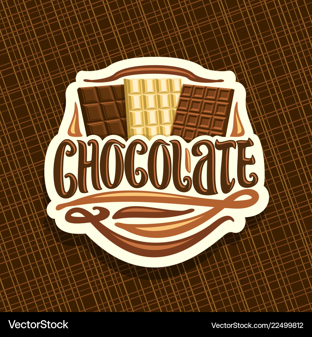 Logo for chocolate Royalty Free Vector Image - VectorStock