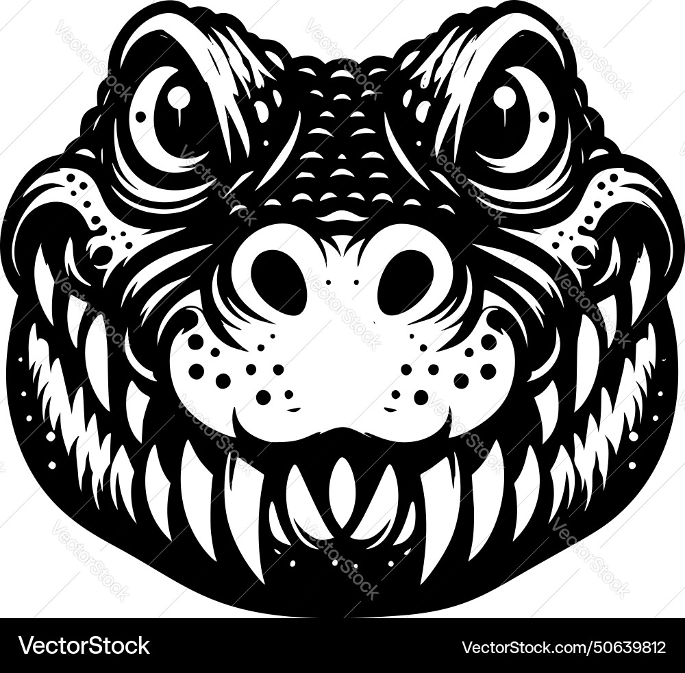 Stylized alligator Royalty Free Vector Image - VectorStock