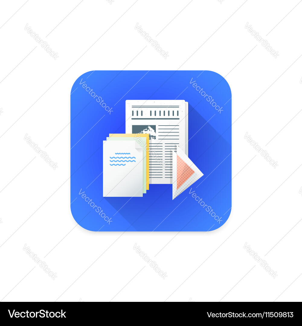 Paper recycle waste icon Royalty Free Vector Image