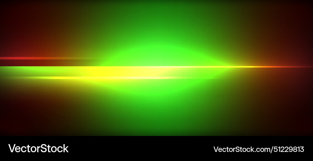 Rectangles of green yellow and red light Vector Image
