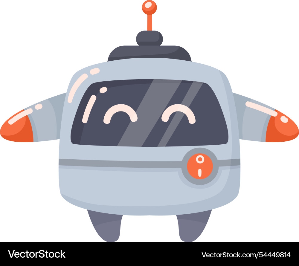 Robot and modern electronic humanoid machine Vector Image