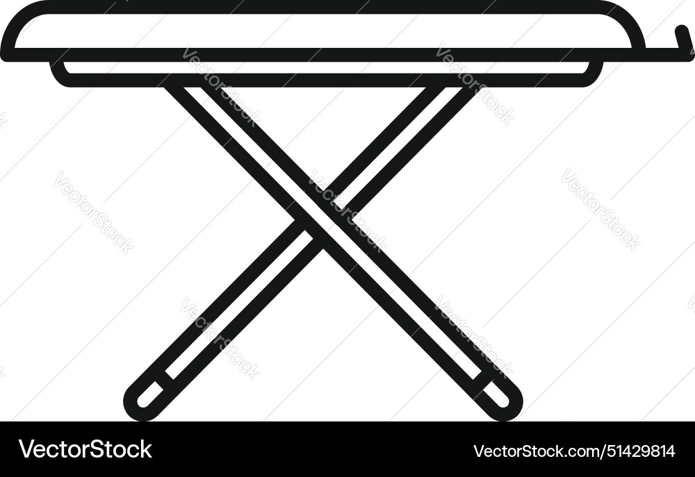 Simple ironing board Royalty Free Vector Image