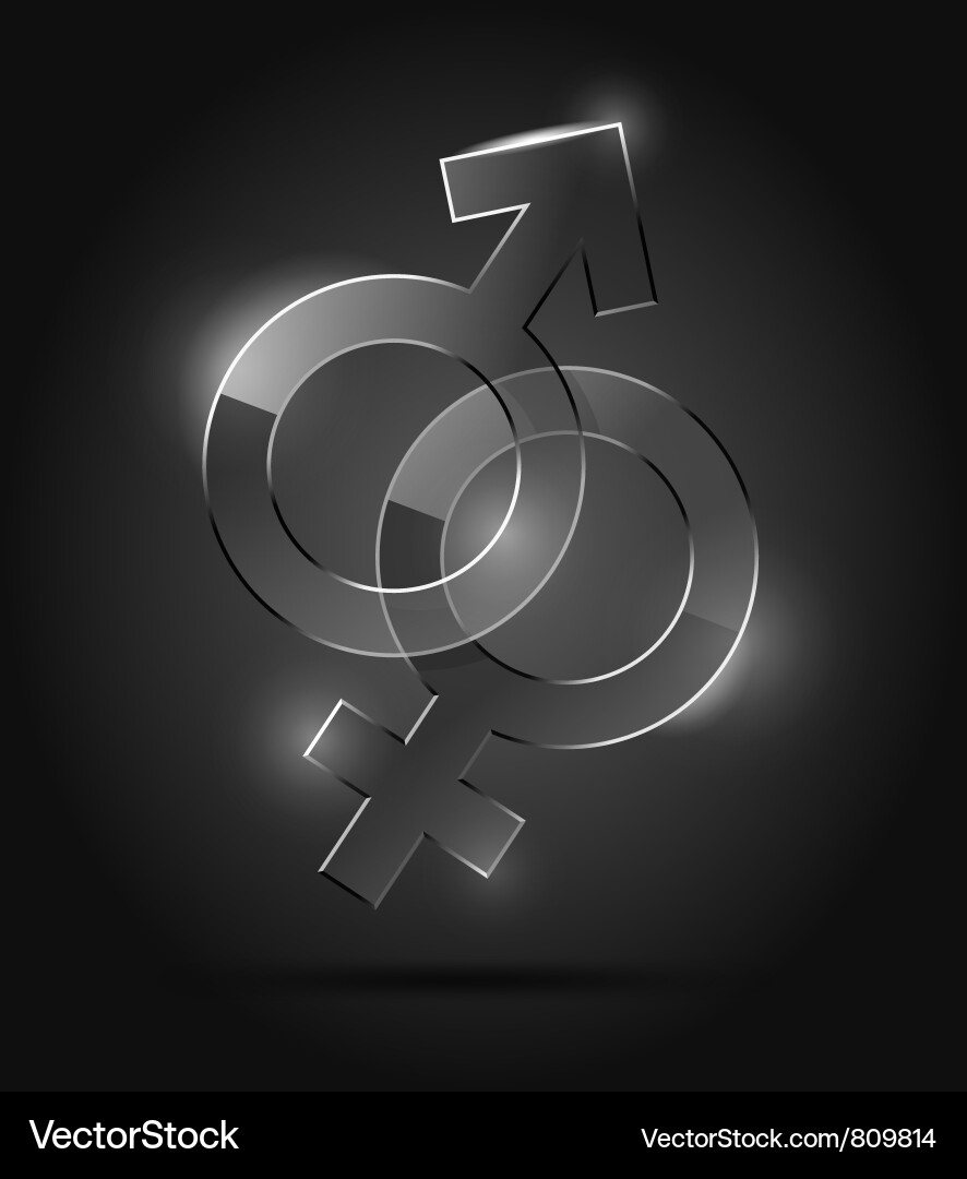 Venus and Mars Symbols Royalty Free Vector Image