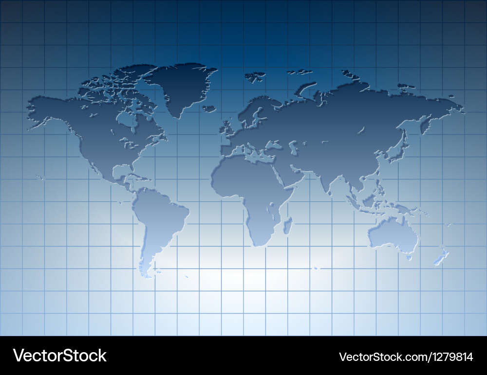 World map Royalty Free Vector Image - VectorStock
