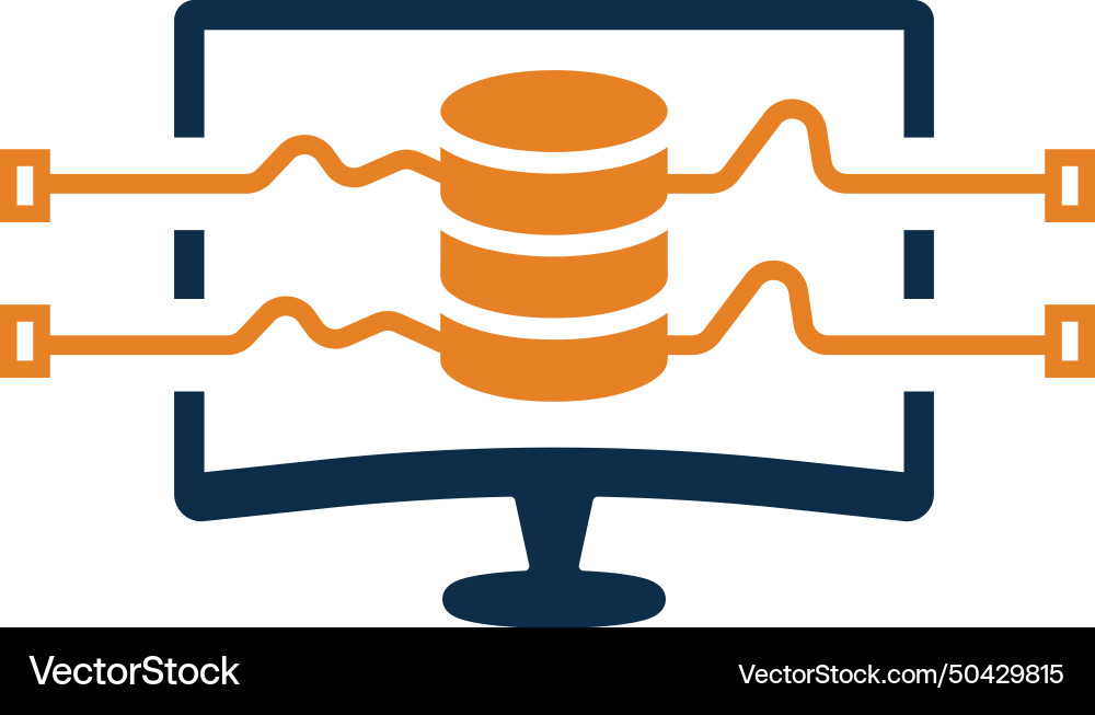 Data streaming icon Royalty Free Vector Image - VectorStock