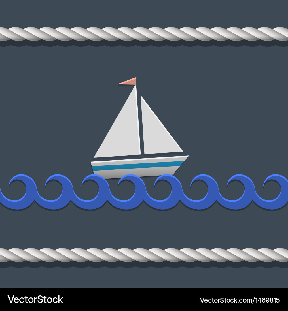 Nautical Rope Background Royalty Free Vector Image