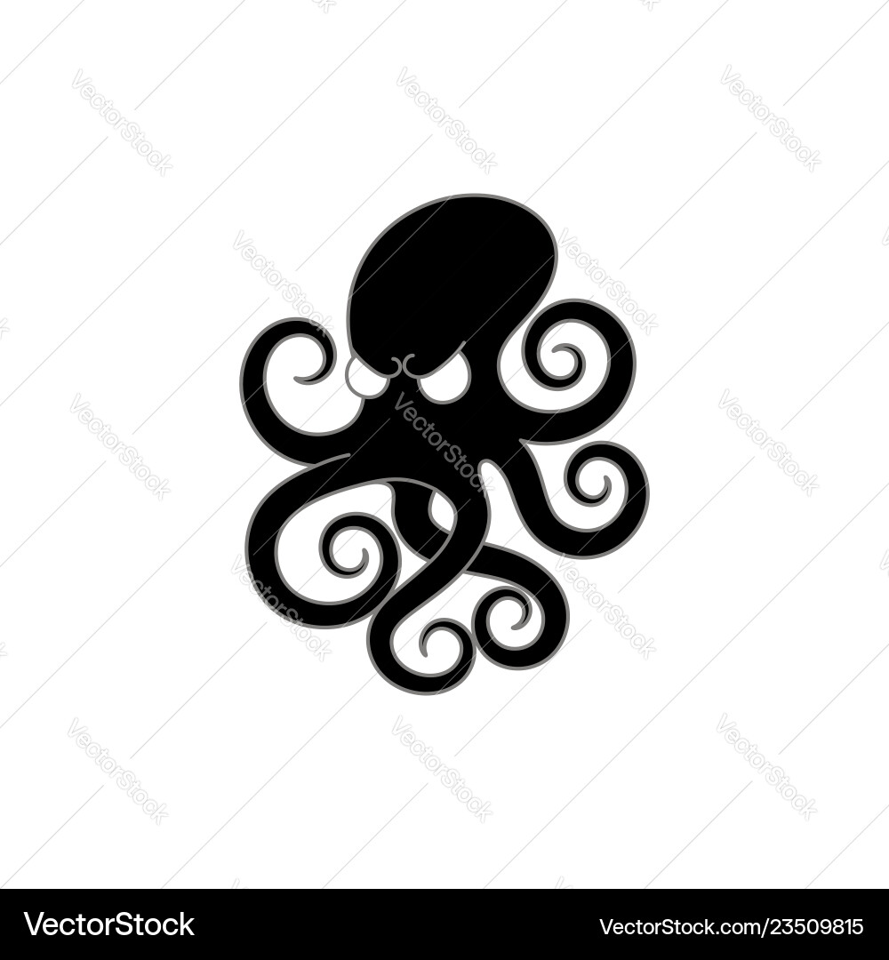 Octopus icon Royalty Free Vector Image - VectorStock