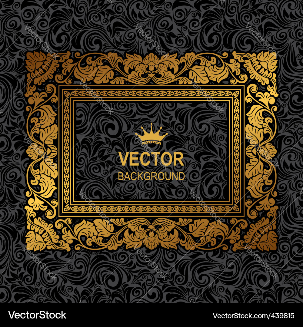 Royal Gold Border Vector Images (over 30,000)