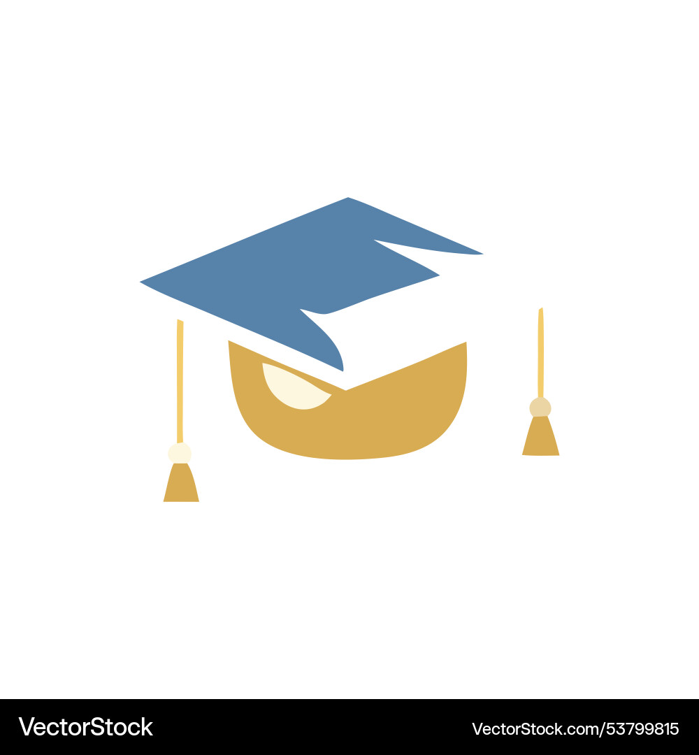 Traditional academic logo Royalty Free Vector Image