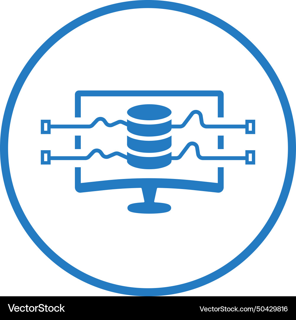 Data streaming icon Royalty Free Vector Image - VectorStock