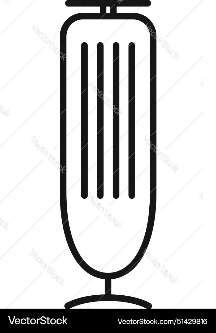 Modern microphone icon Royalty Free Vector Image