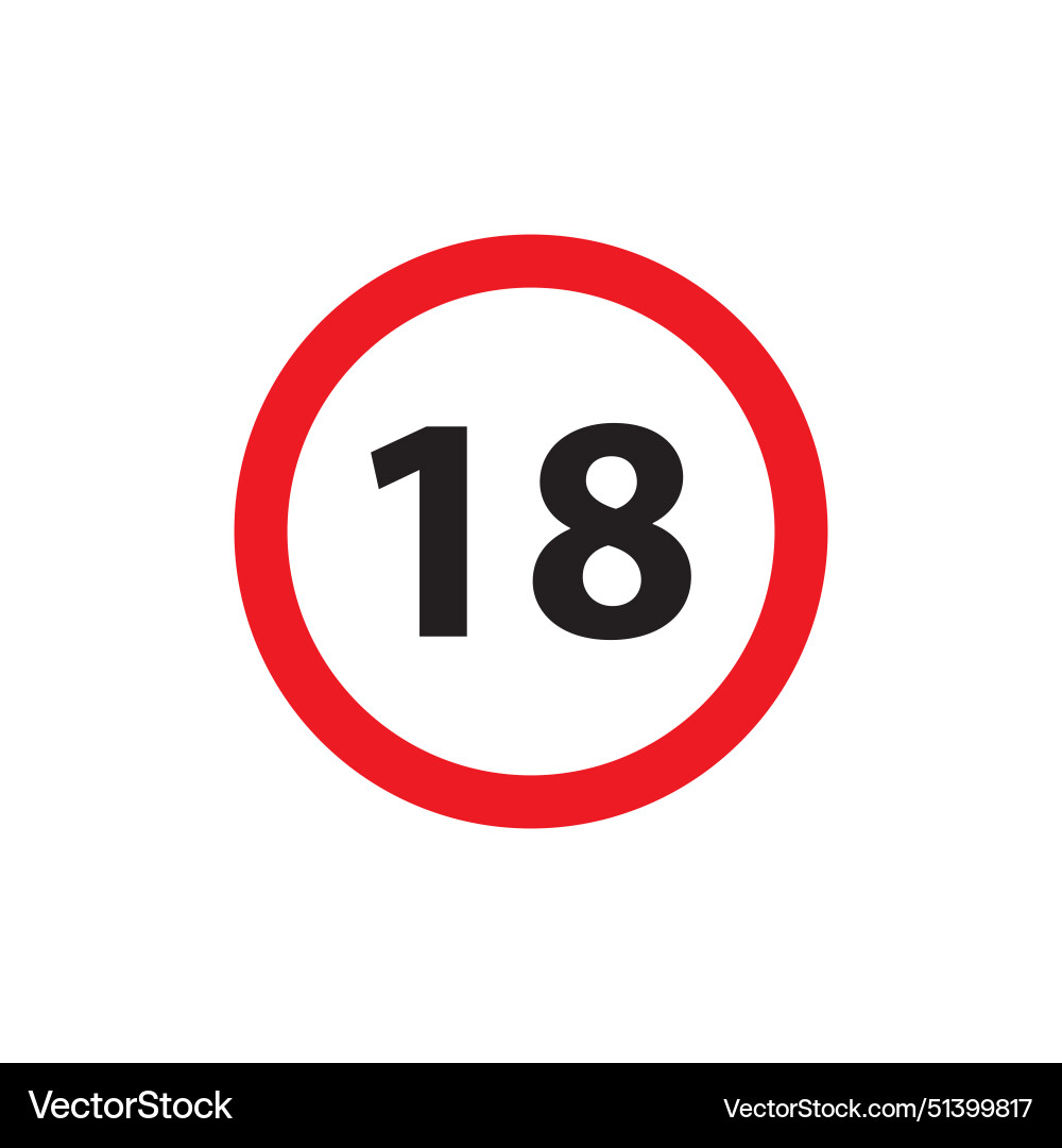 Children under 18 do not sign Royalty Free Vector Image