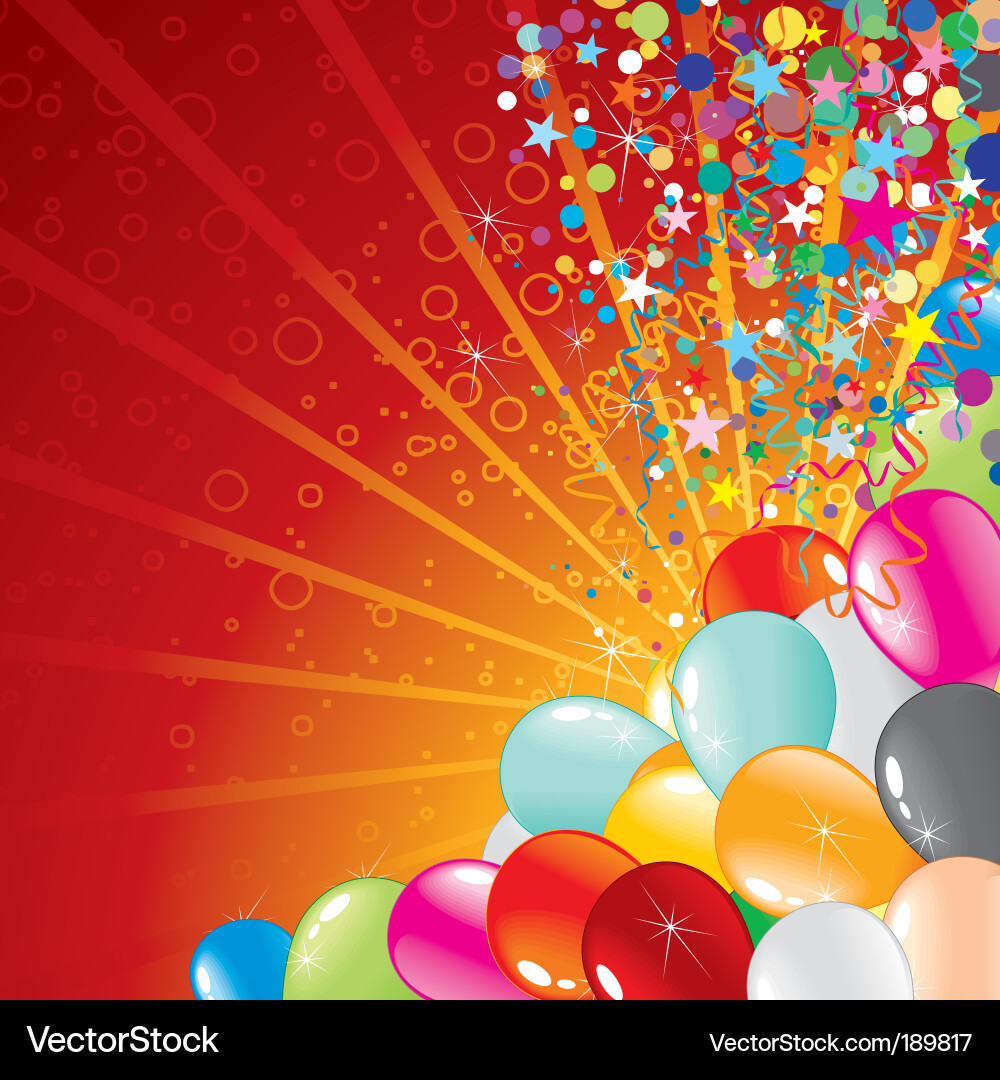 Party background Royalty Free Vector Image - VectorStock