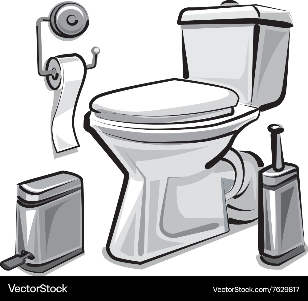 Toilet Royalty Free Vector Image - VectorStock
