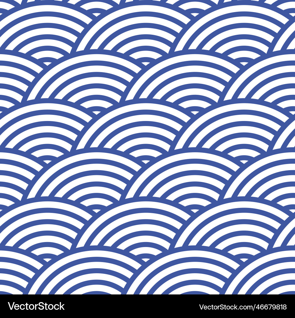 Abstract seamless pattern in eastern asian style Vector Image