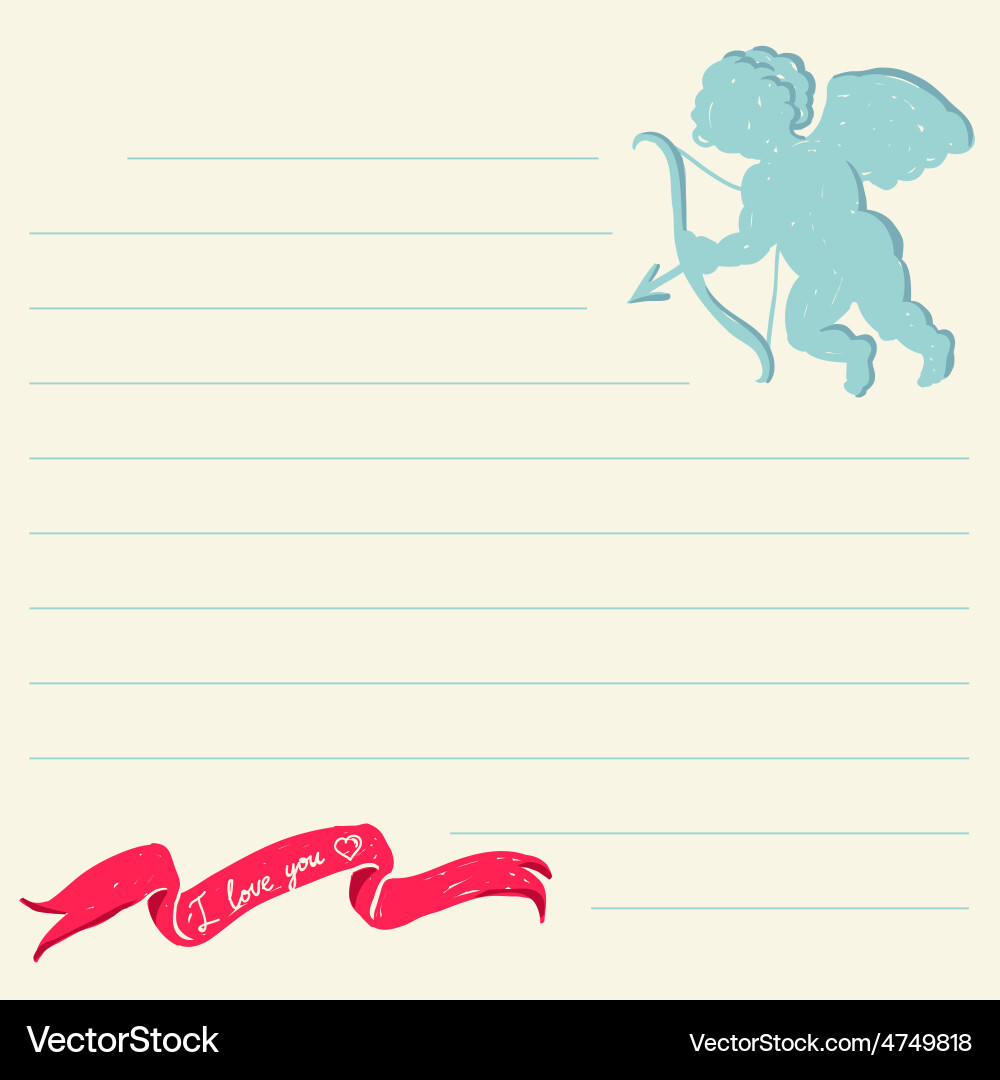 Love note Royalty Free Vector Image - VectorStock