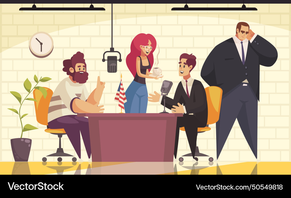 Radio show Royalty Free Vector Image - VectorStock