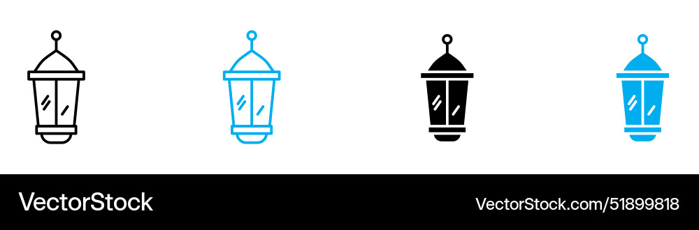 Ramadan lantern icon perfect for islamic holiday Vector Image