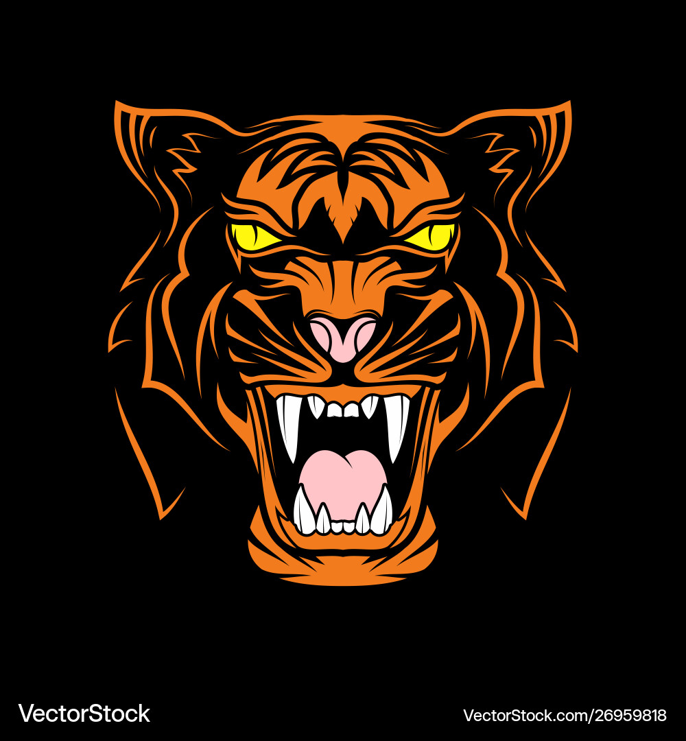 Taiger 000 6 Royalty Free Vector Image - VectorStock