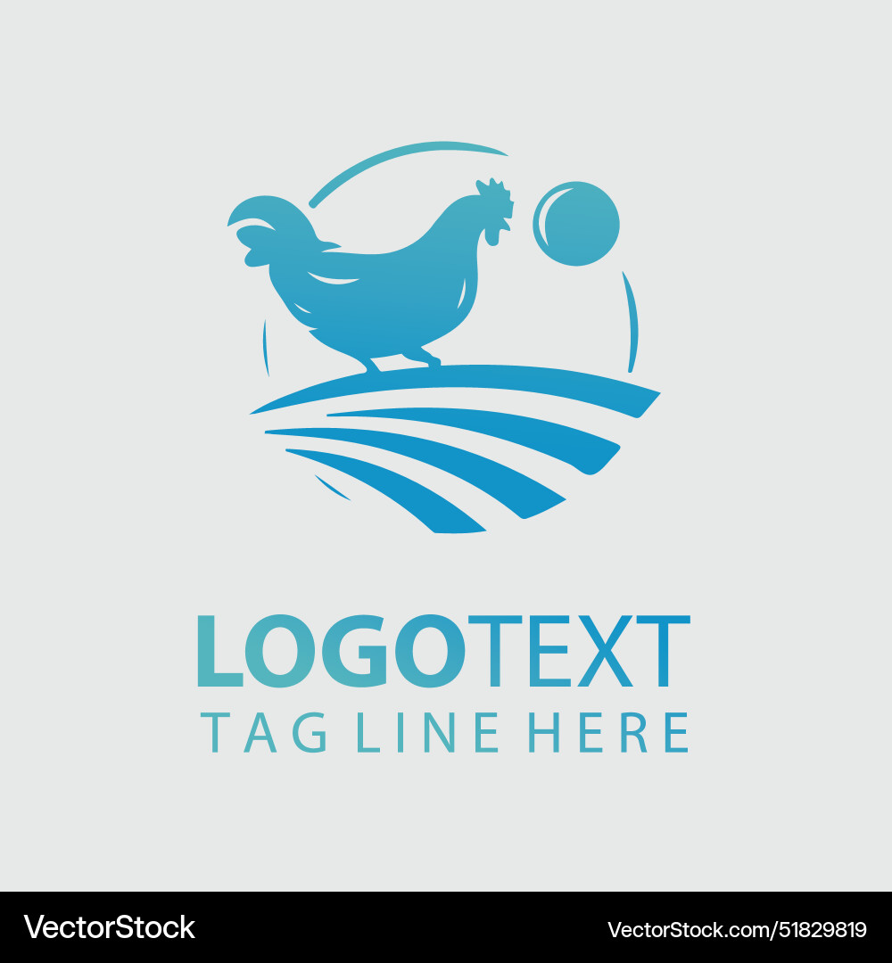 Farm view logo Royalty Free Vector Image - VectorStock