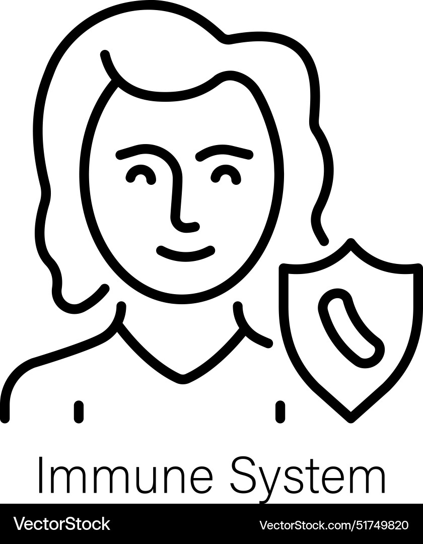 Immune system Royalty Free Vector Image - VectorStock