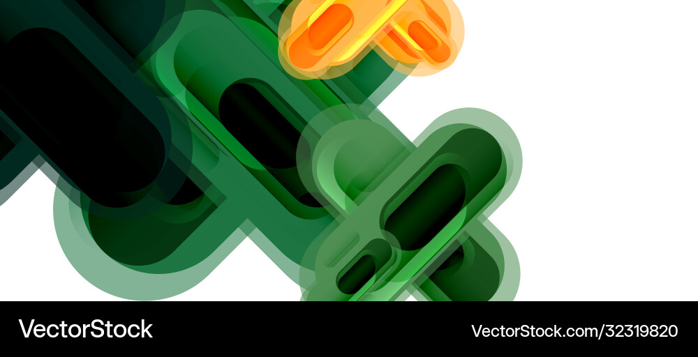 Modern glass cross shape abstract Royalty Free Vector Image