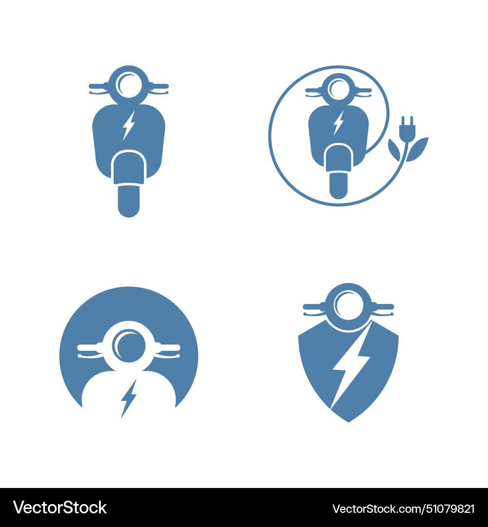 Electric motorcycle Royalty Free Vector Image - VectorStock