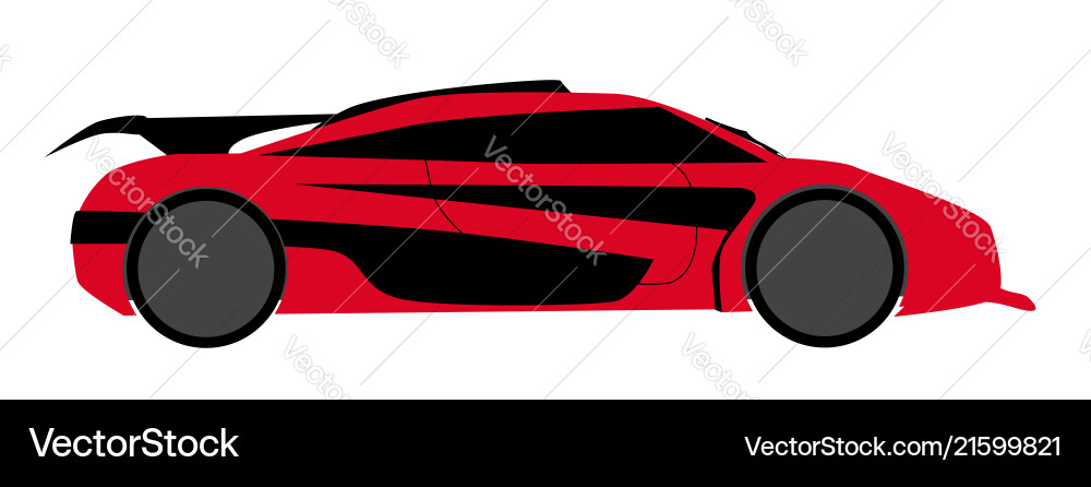 Modern fast car Royalty Free Vector Image - VectorStock