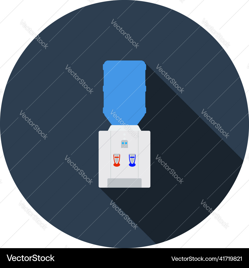 Office water cooler icon Royalty Free Vector Image