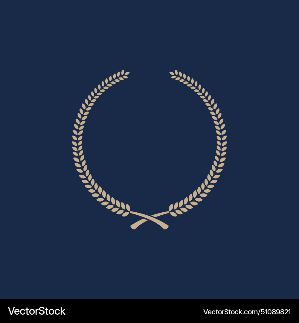 Rice logo symbol emblem Royalty Free Vector Image