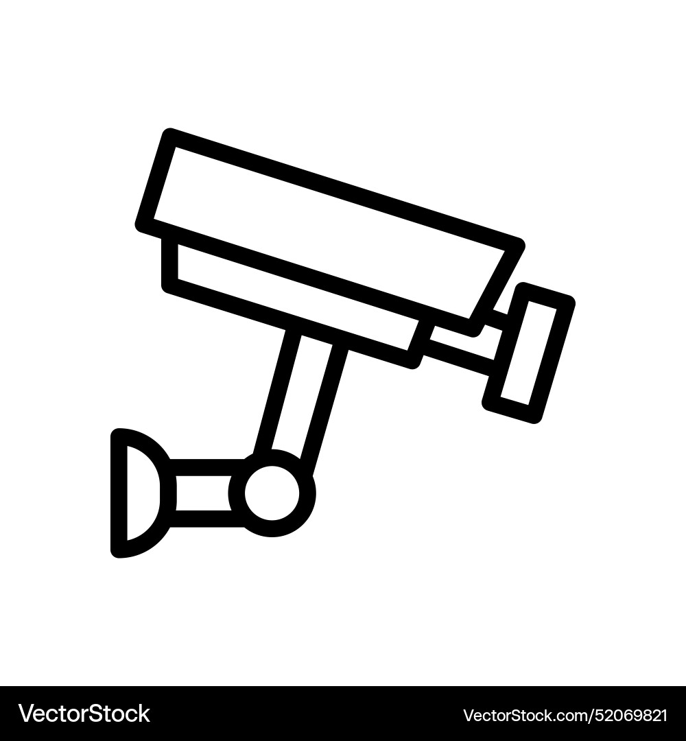 Surveillance icon for security and monitoring Vector Image