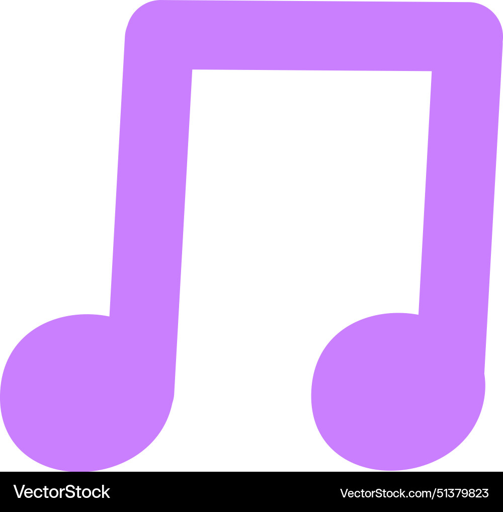 Music note icon Royalty Free Vector Image - VectorStock