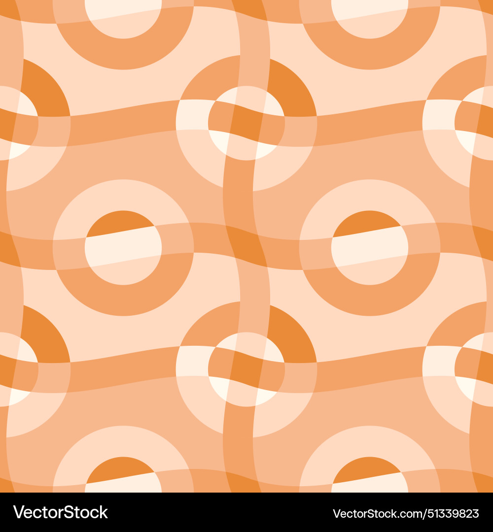 Seamless abstract geometric pattern in brown tones