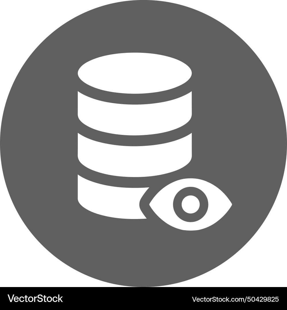 Data visualisation visualize icon Royalty Free Vector Image
