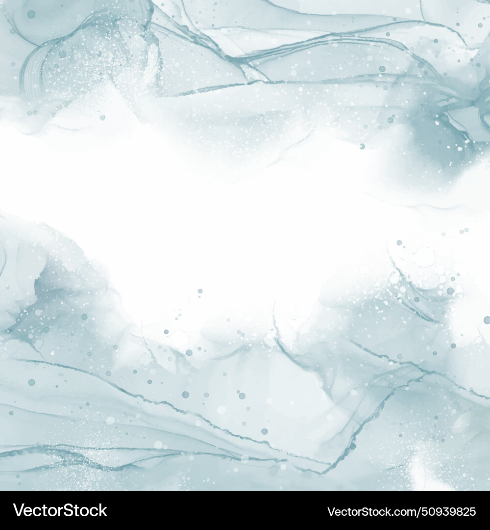 Hand painted elegant alcohol ink background Vector Image