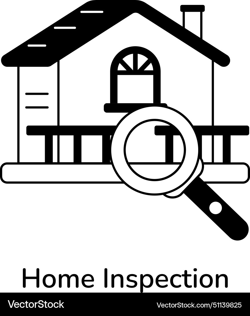 Home inspection Royalty Free Vector Image - VectorStock