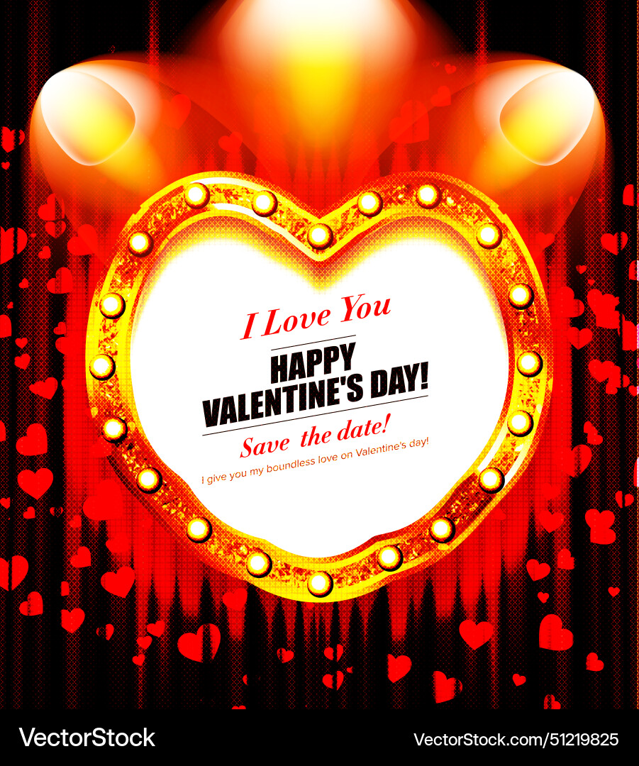 Valentines day background Royalty Free Vector Image