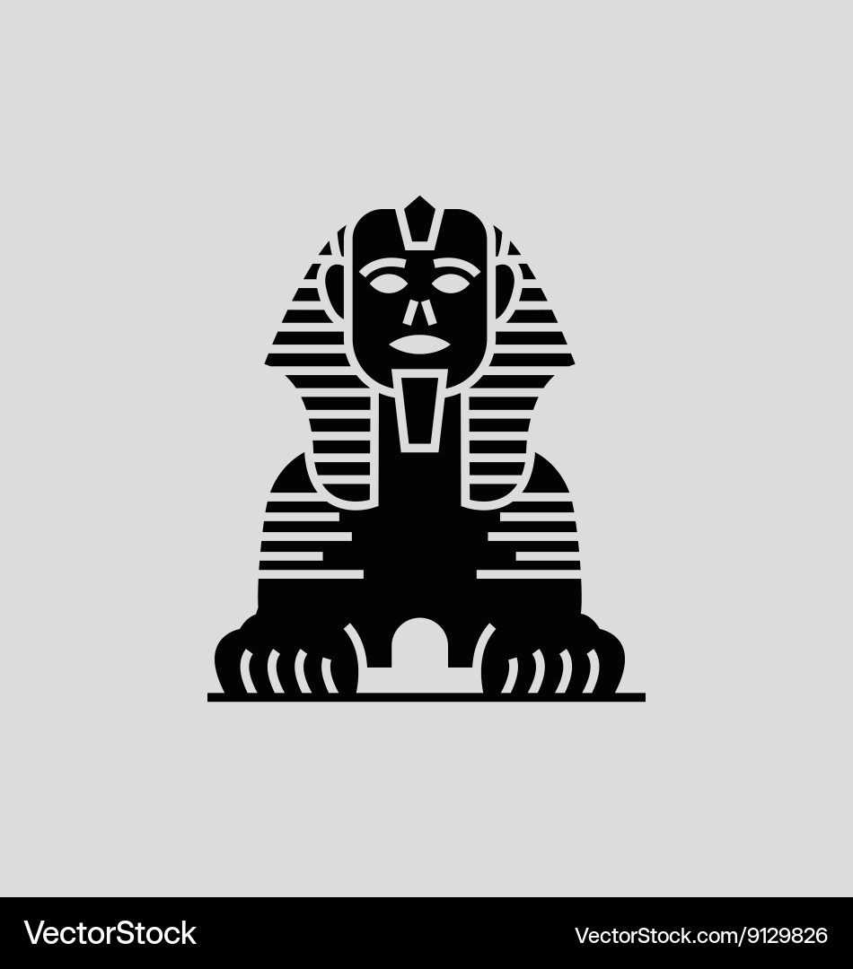 Sphinx egypt Royalty Free Vector Image - VectorStock