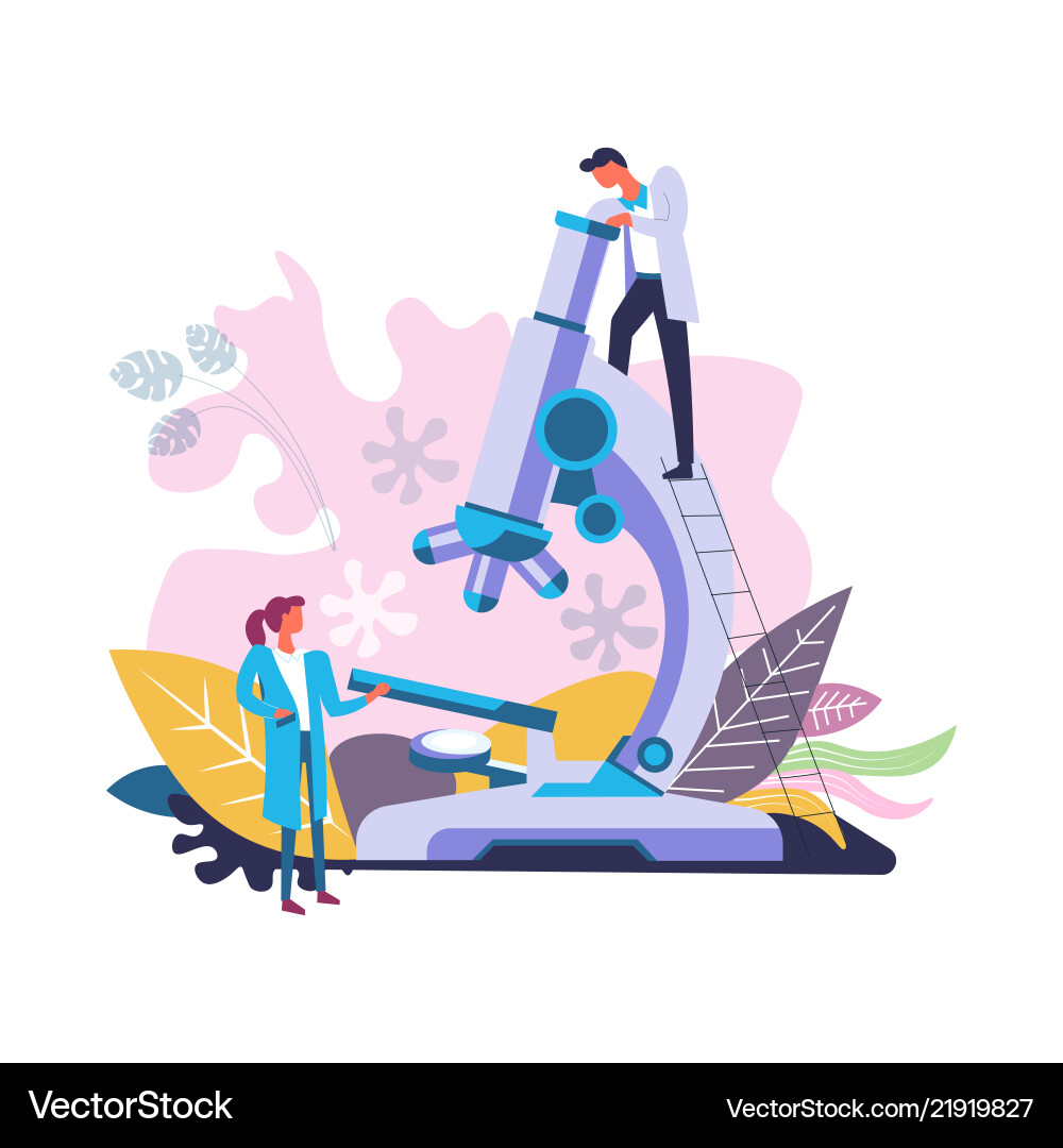 Care and innovative technologies laboratory Vector Image